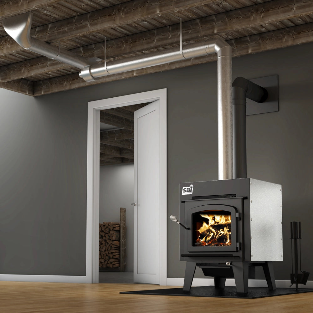 DROLET - AUSTRAL III PÔELE À BOIS AVEC SYSTÈME À AIR FORCÉ HEATFLOW S5 ...